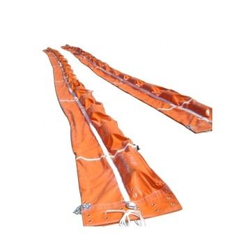 Floating PVC Oil Boom Containment Barrier Spill Control For Harbor ...